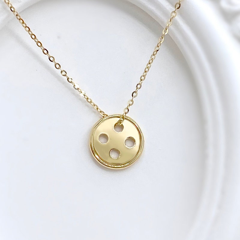 Gold Button - Etsy