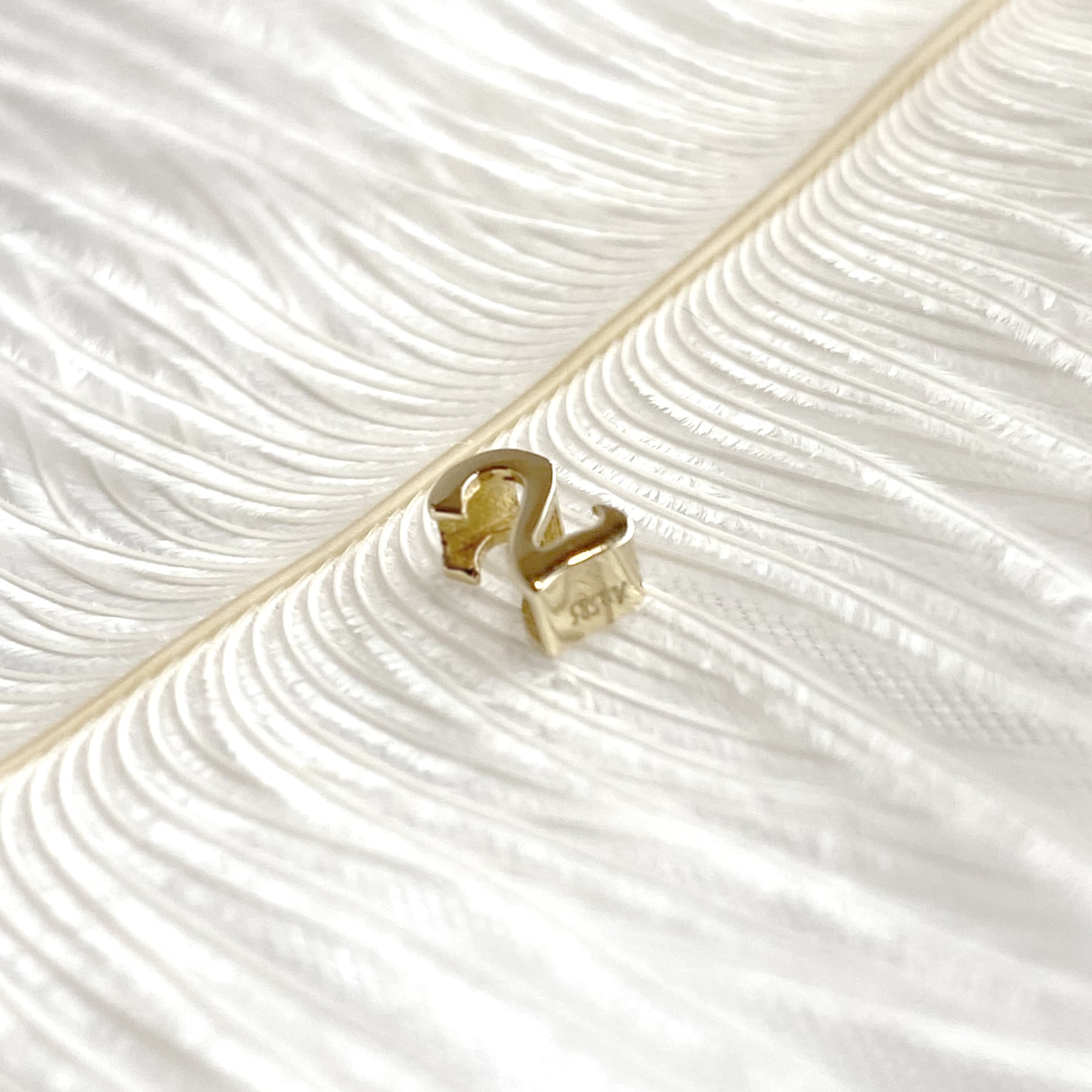 14K Solid Gold Number Pendant Personalized Necklace Custom - Etsy Hong Kong