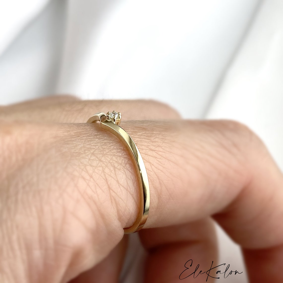 Chevron Ring 10k Solid Gold Chevron Ring Chevron V Shape - Etsy