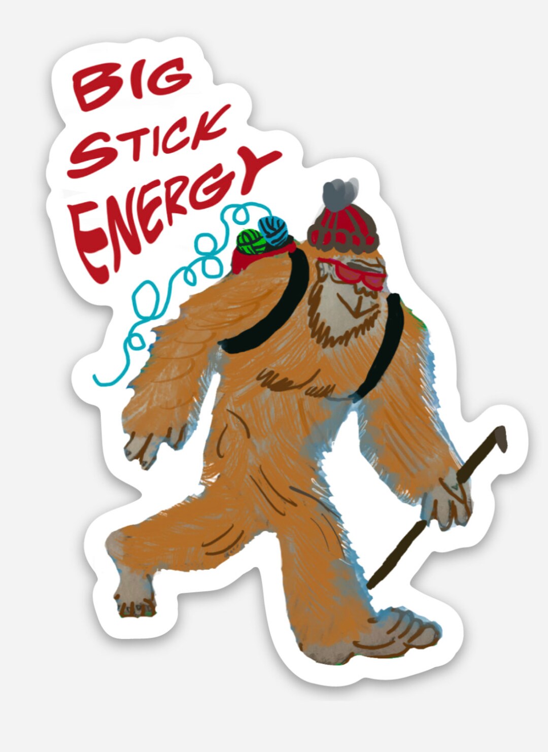 Big Stick Energy Sticker - Etsy