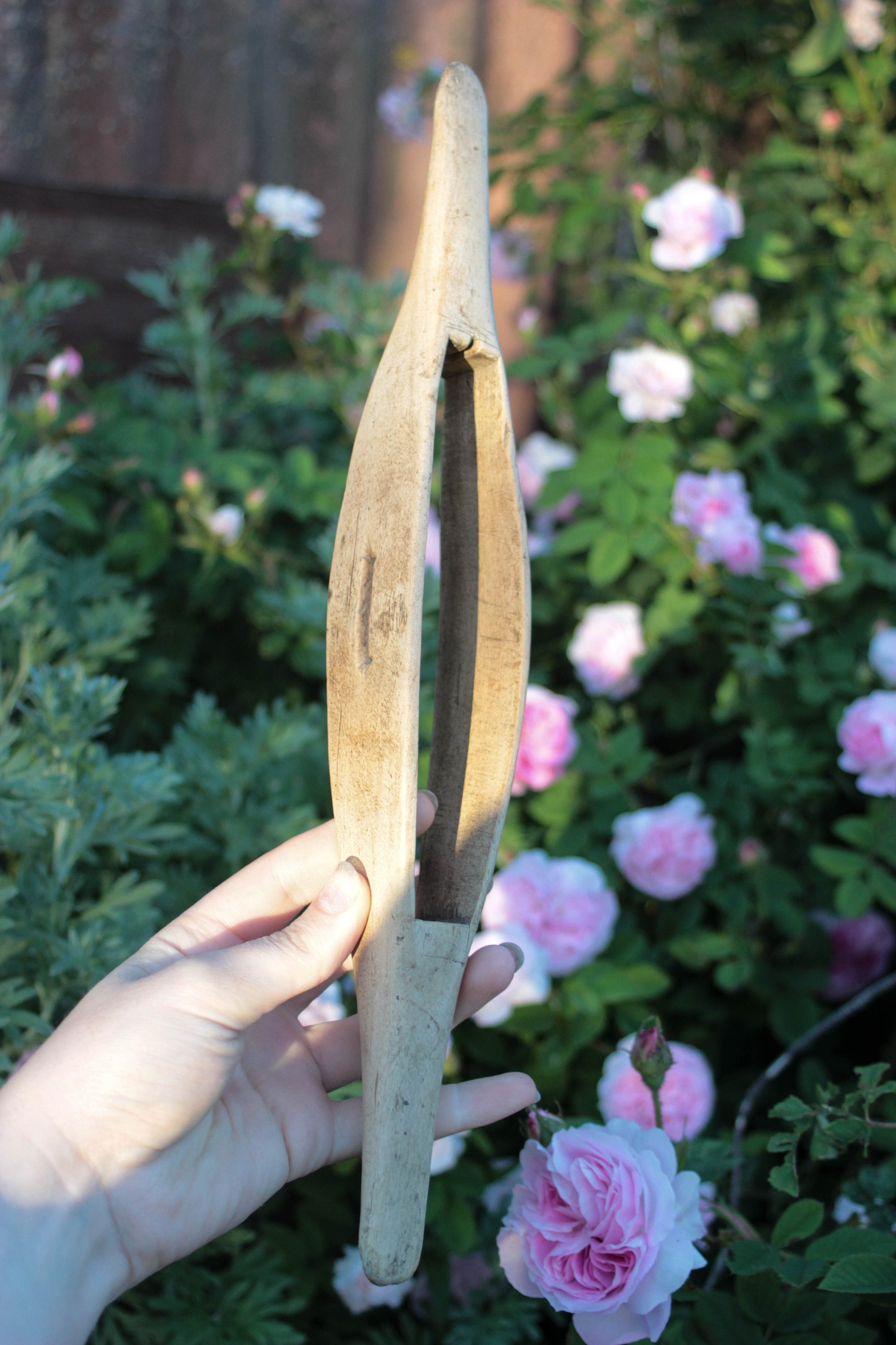 Antique Rustic Weaving Shuttle Wooden Spindle Spinning Wheel - Etsy