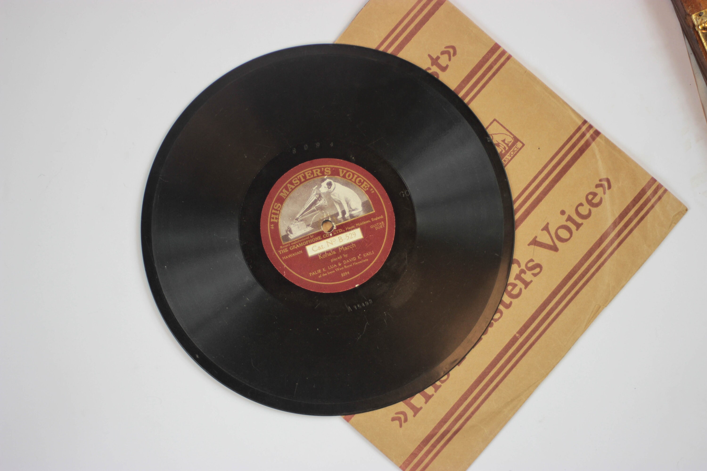 20s Shellac Record His Master's Voice Honolulu March - Etsy