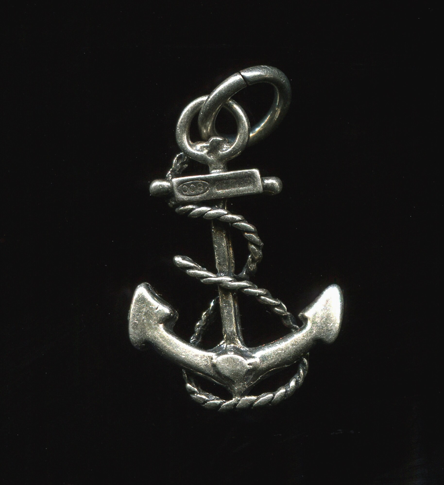 Vintage Silver Anchor Pendant Choose One Victorian Style - Etsy