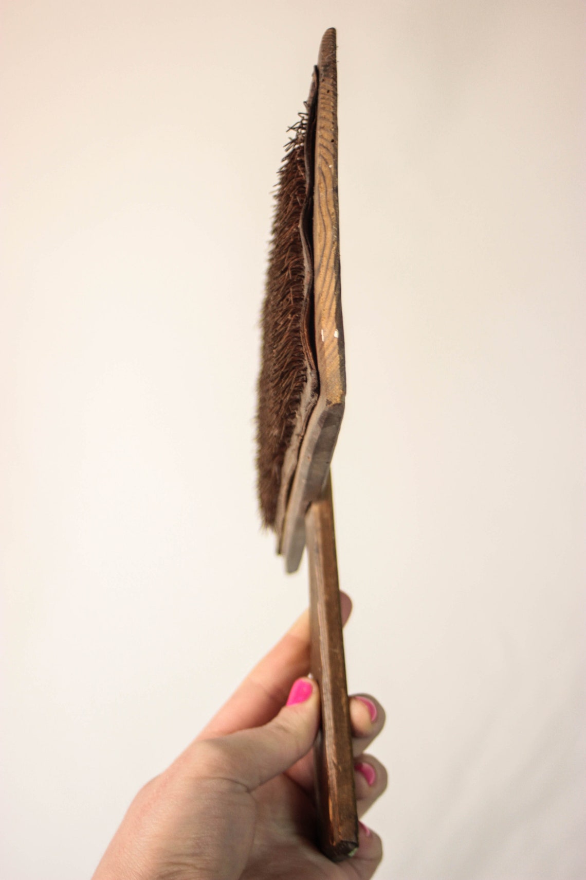 Antique Rustic Wool Carder Brush Paddle Comb Cotton Carder Whittemore ...