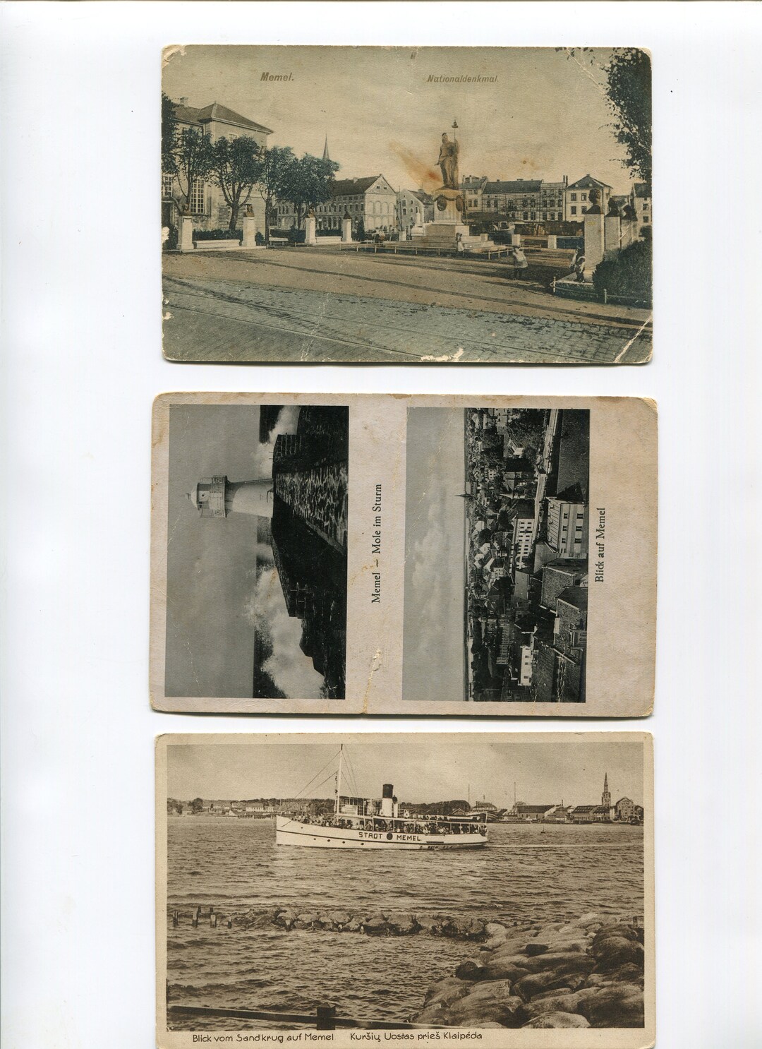Ännchen Von Tharau, Set of Old Memel Postcards, Old Klaipeda, Seaport ...