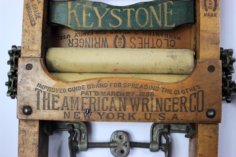 Antique Wringer Horse Shoe Brand American Keystone Wringer 310 ...