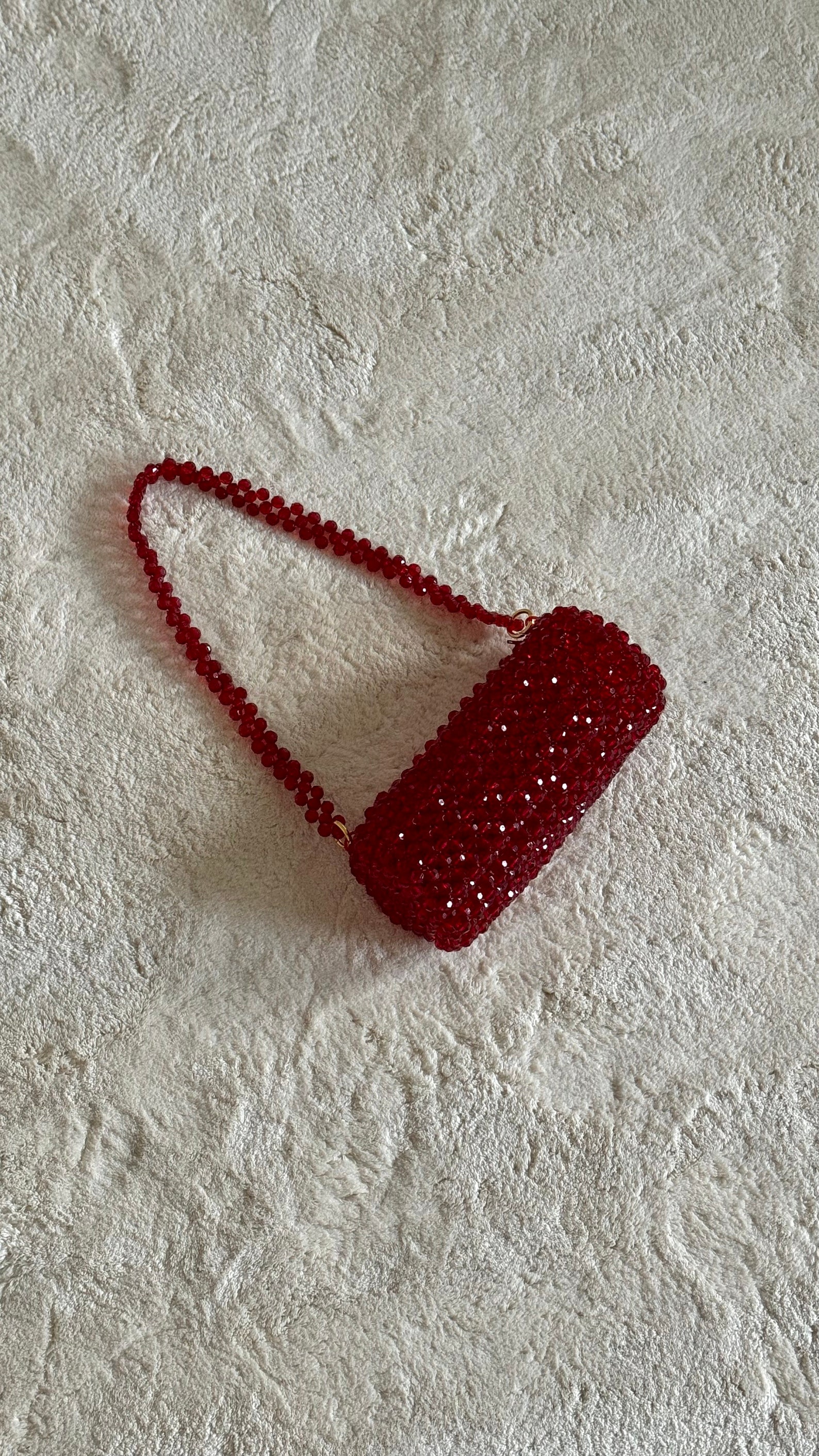 Crystal Beaded Bag, Transparent Bag, Evening Shining Bag, Beaded ...