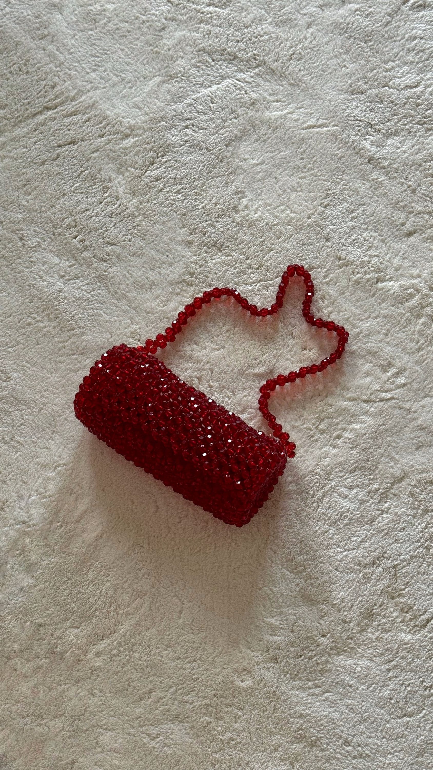 Crystal Beaded Bag, Transparent Bag, Evening Shining Bag, Beaded ...