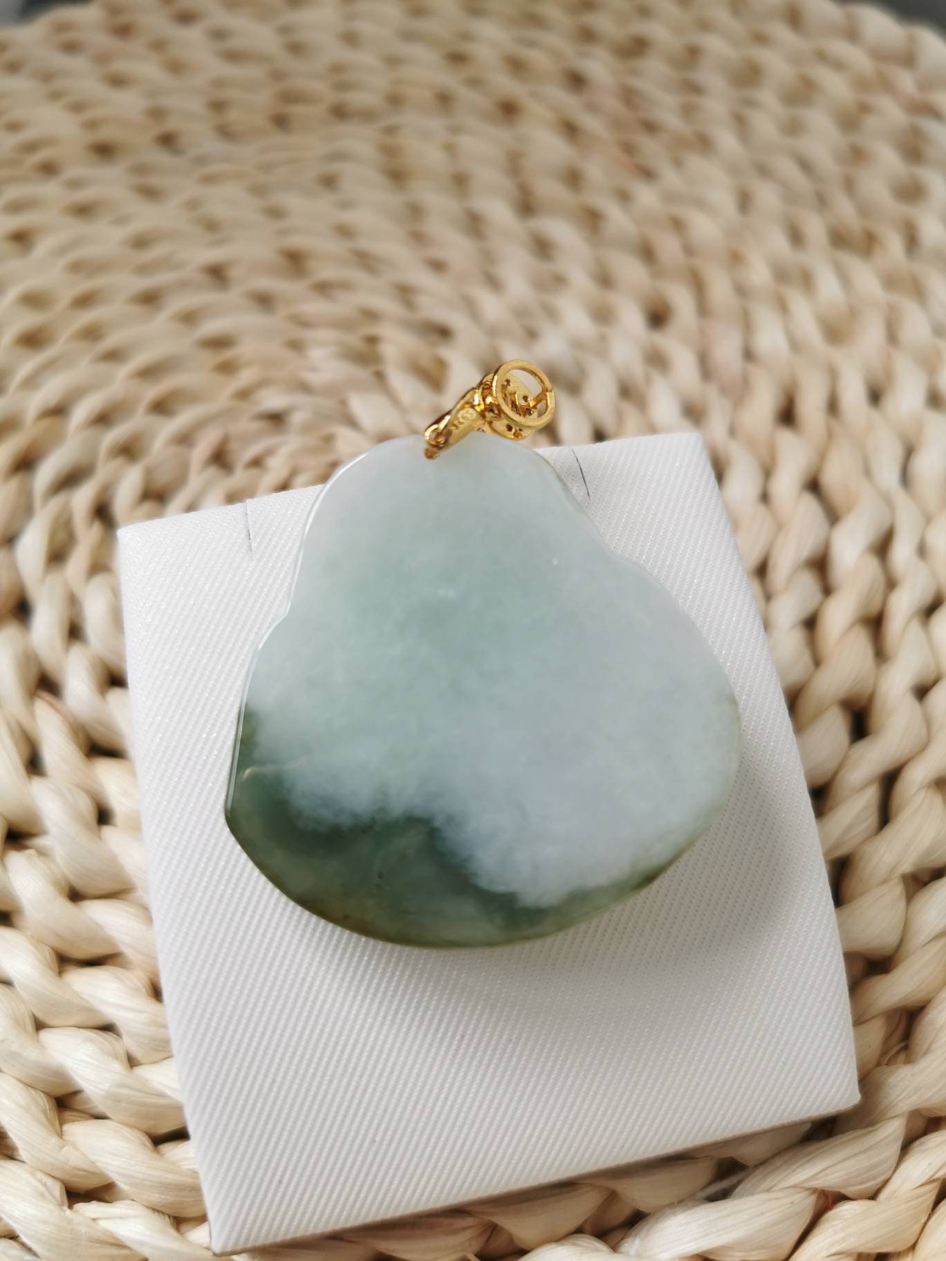 Green Natural Type A Jadeite Jade Buddha 925 Silver Bail Pendant - Etsy