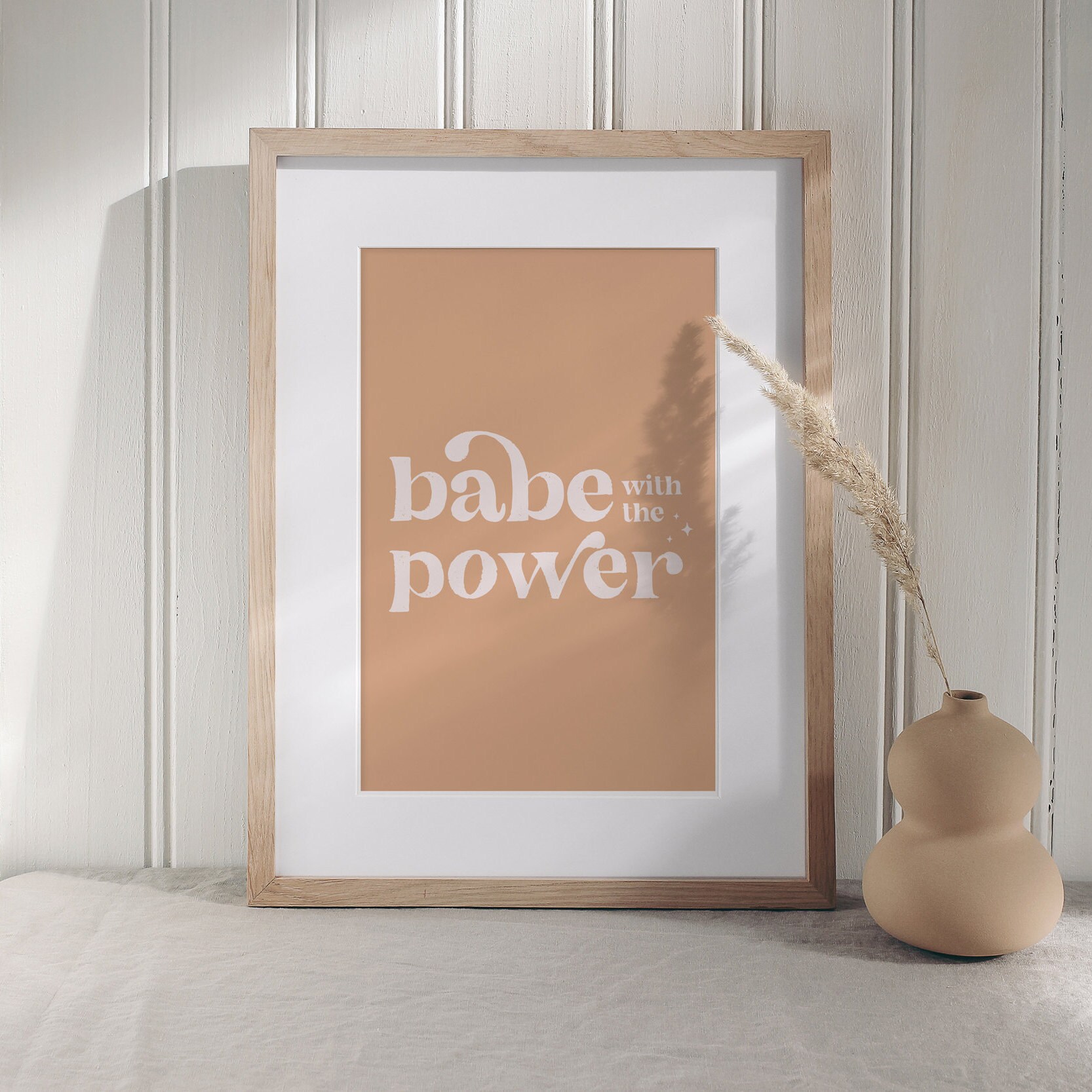 Babe with the Power Print // PRINTABLE WALL ART Labyrinth | Etsy