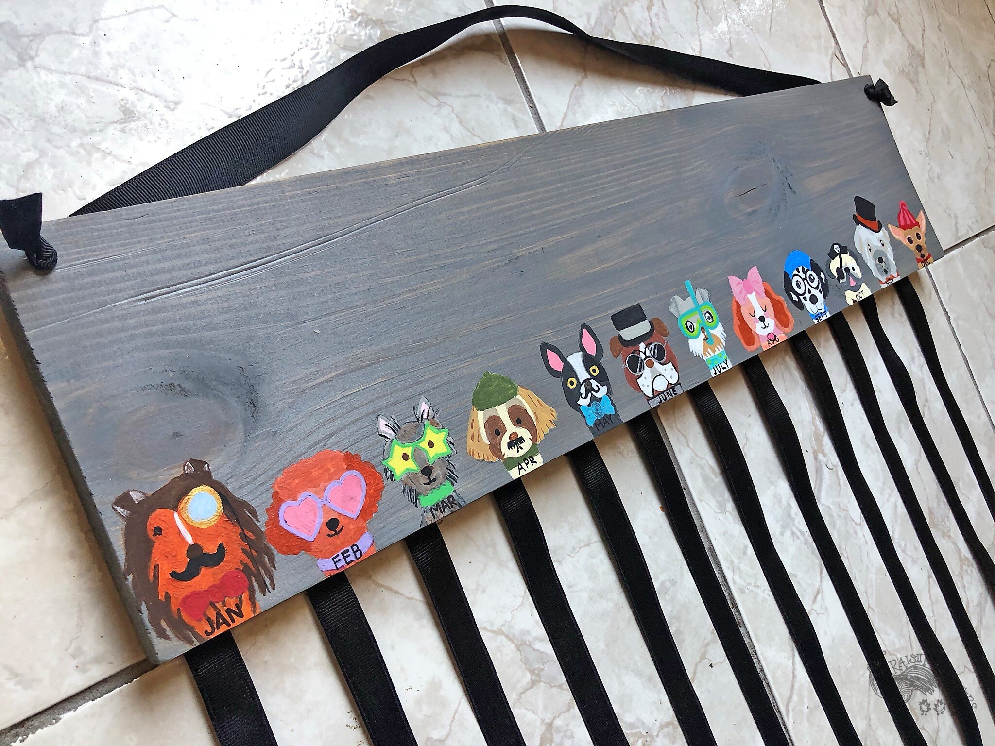 Classroom Birthday Calendar- Birthday Chart- Teacher Gift- Dog Sign ...