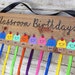 Birthday Calendar Birthday Chart Ice Cream Classroom Decor Teacher Gift ...