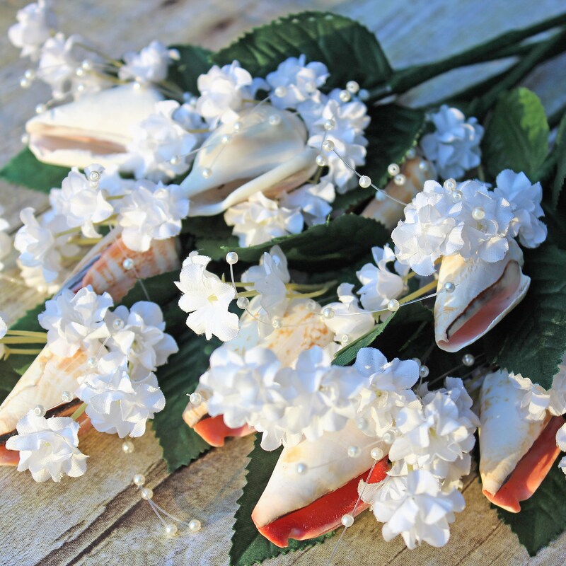 Sea Shell Flowers - Etsy