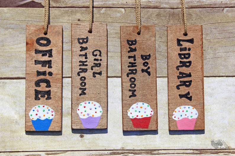 Cupcake Hall Pass Holder Hall Passes Personalized Hall | Etsy