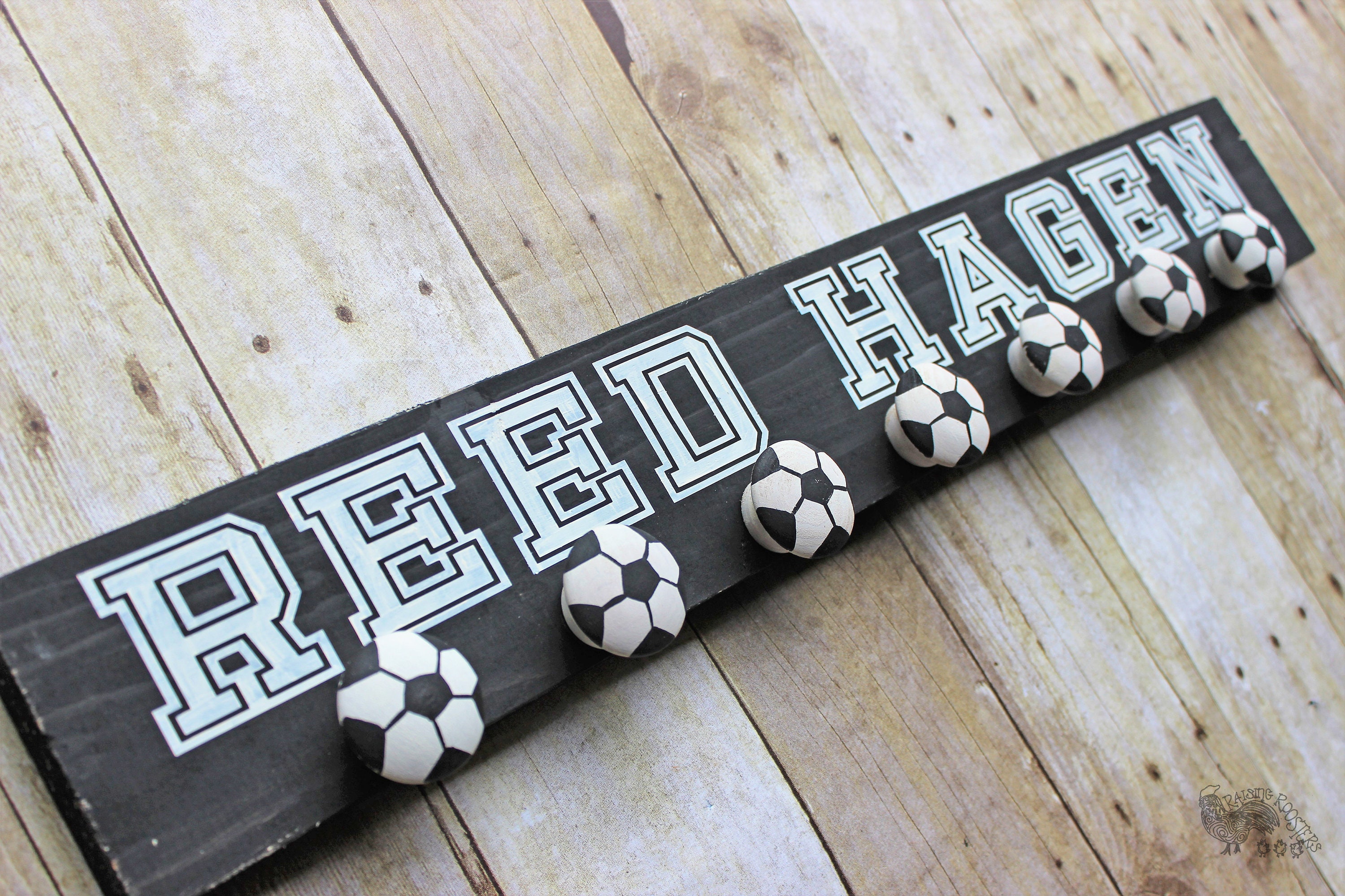 CUSTOMIZABLE Soccer Sign Boy Room Decor Hand painted Cabinet | Etsy
