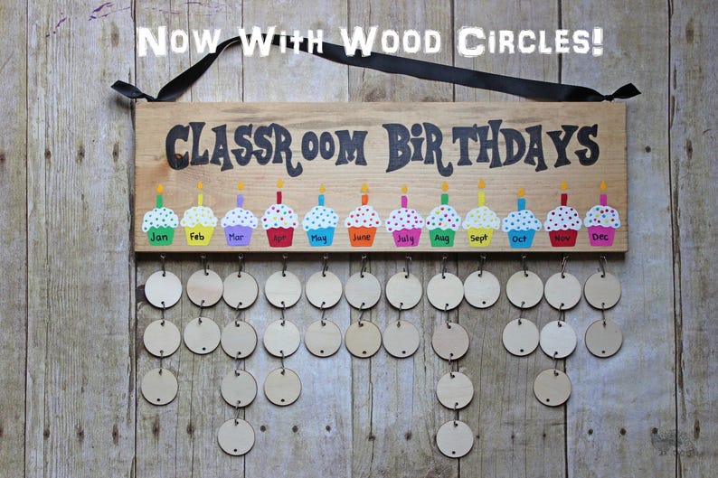 Birthday Calendar- Birthday Chart- Farm Animals- Classroom Decor- Great ...