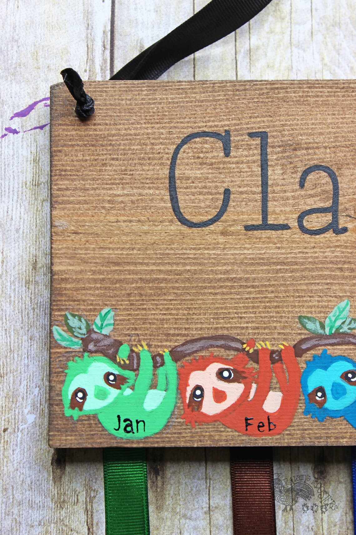 Classroom Birthday Calendar Birthday Chart Teacher Gift | Etsy