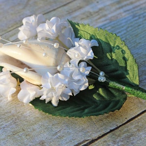 Single Shell Flower- Shell Bouquet- Flower Girl Bouquet- Bridal Shell ...