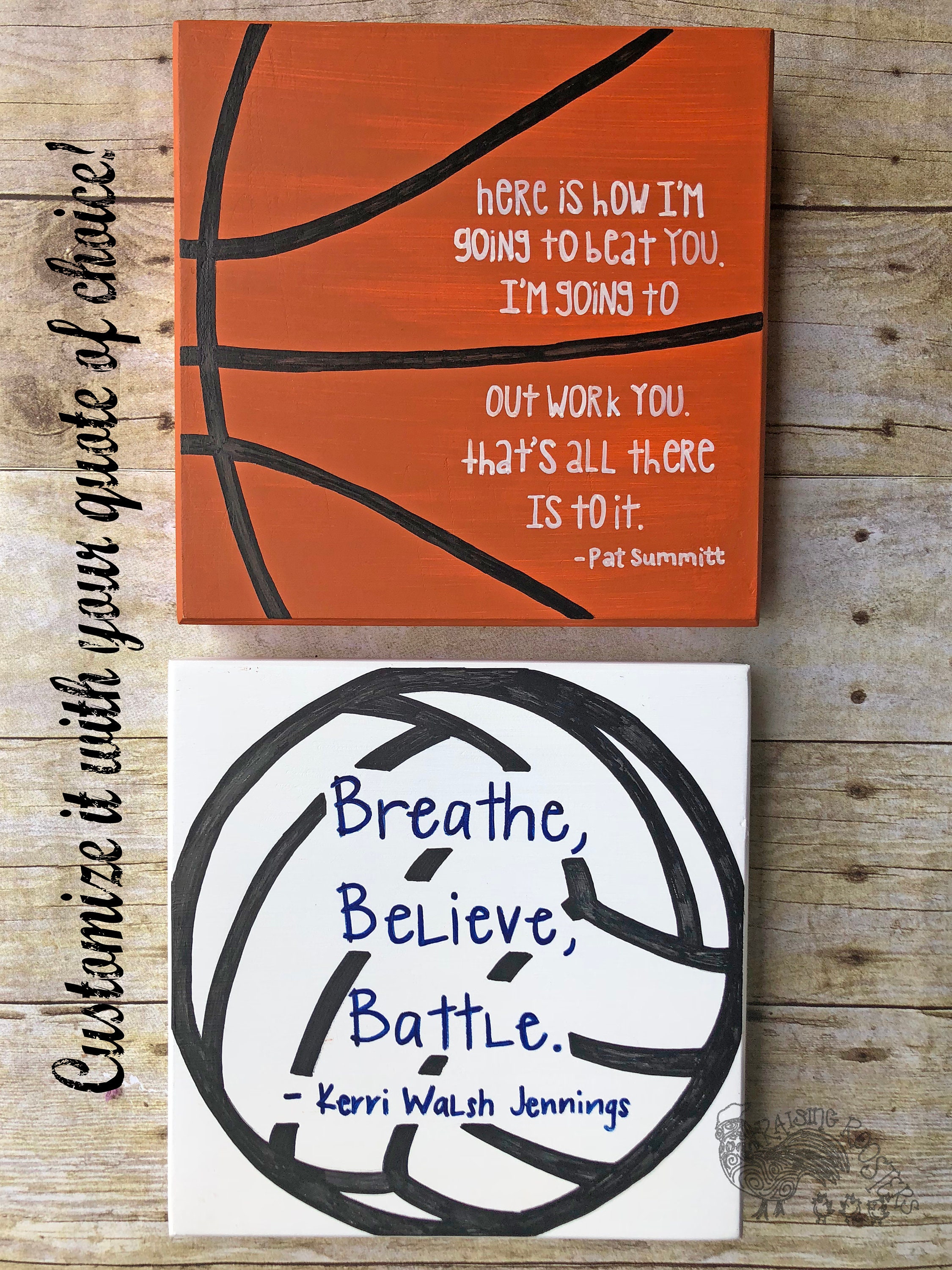 Basketball Sign Motivational Sign Michael Jordan Wood Box | Etsy