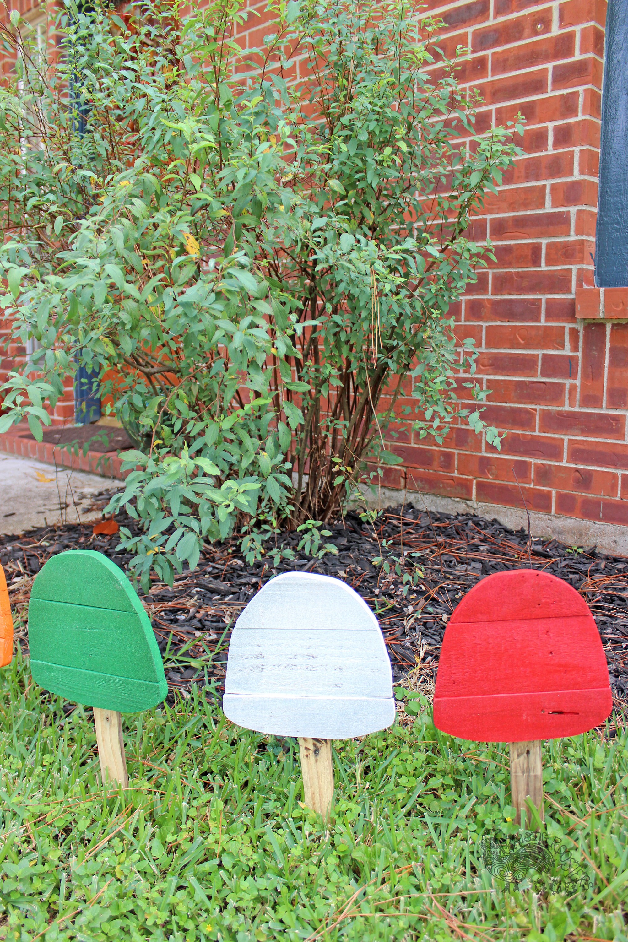 Gumdrop Stakes Gingerbread House Yard Decoration Spice | Etsy