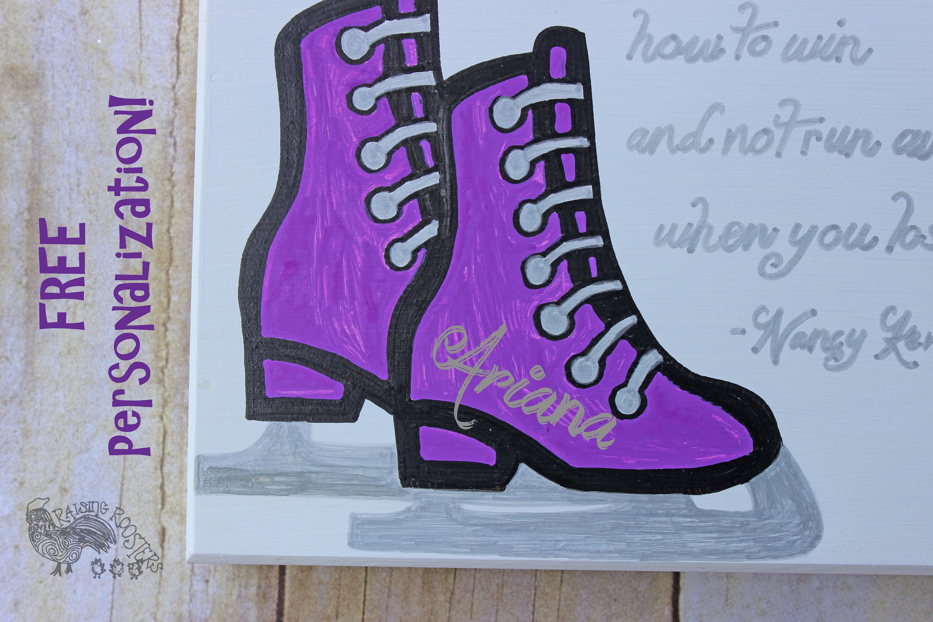 Motivational Ice Skating Sign Nancy Kerrigan Quote | Etsy