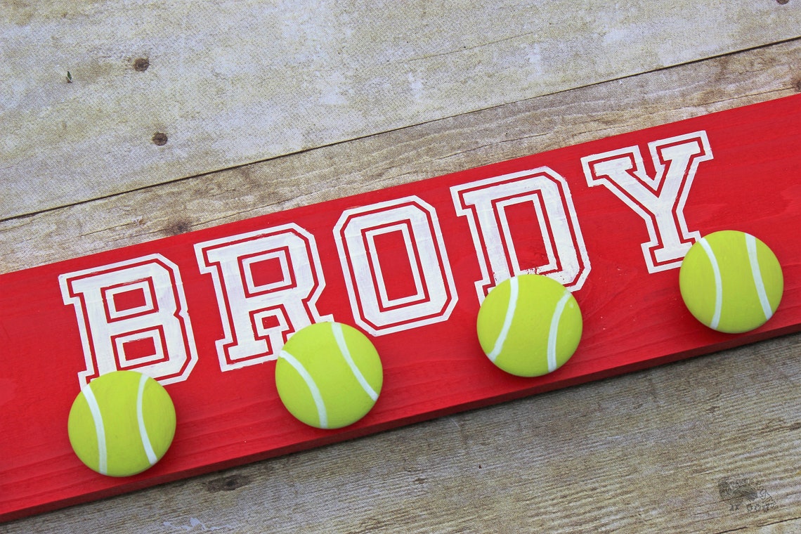 CUSTOMIZABLE Tennis Sign Sports Room Decor Tennis Gift - Etsy