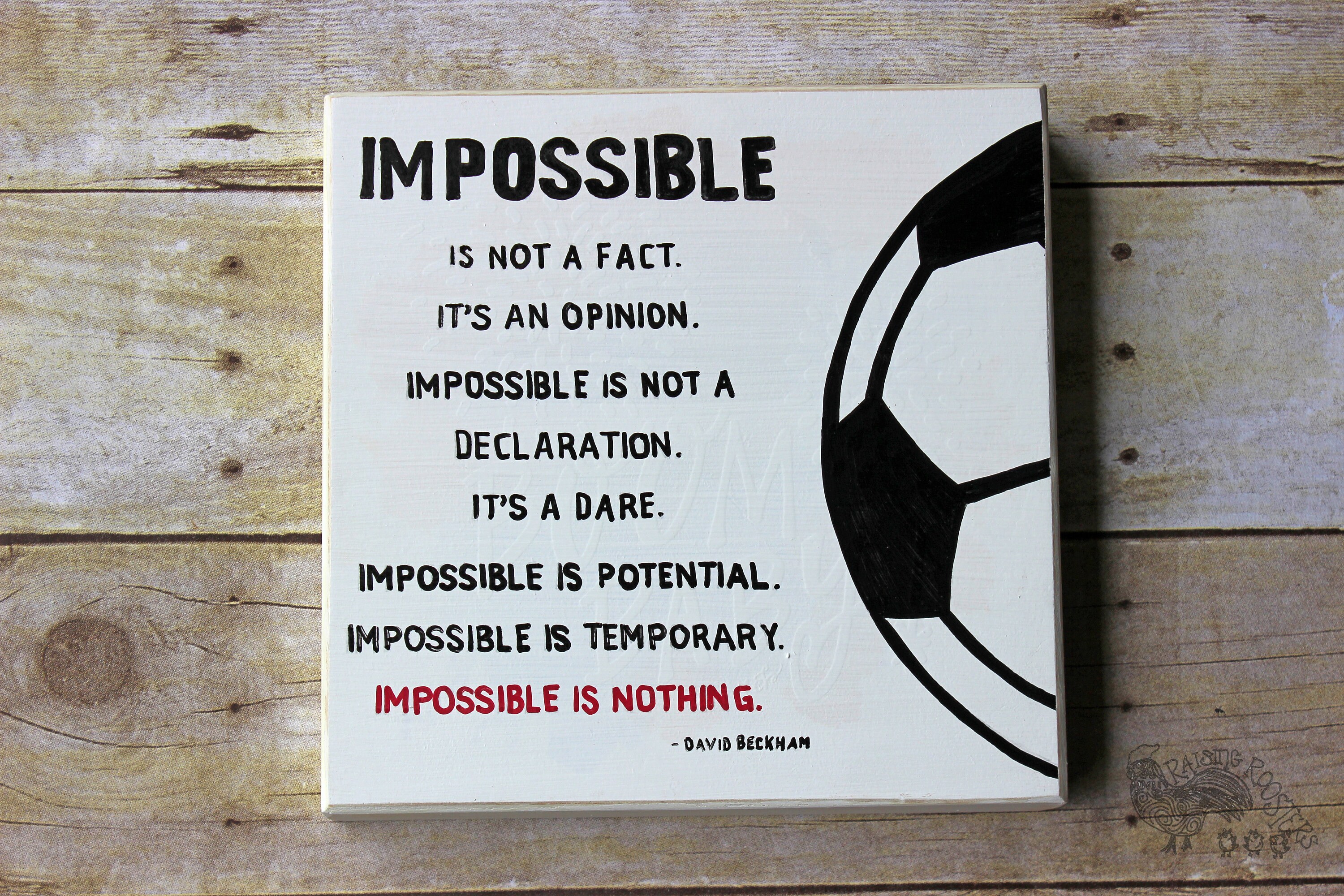 Hand Painted Sports Quote Sign: Personalized Team Decor - Etsy