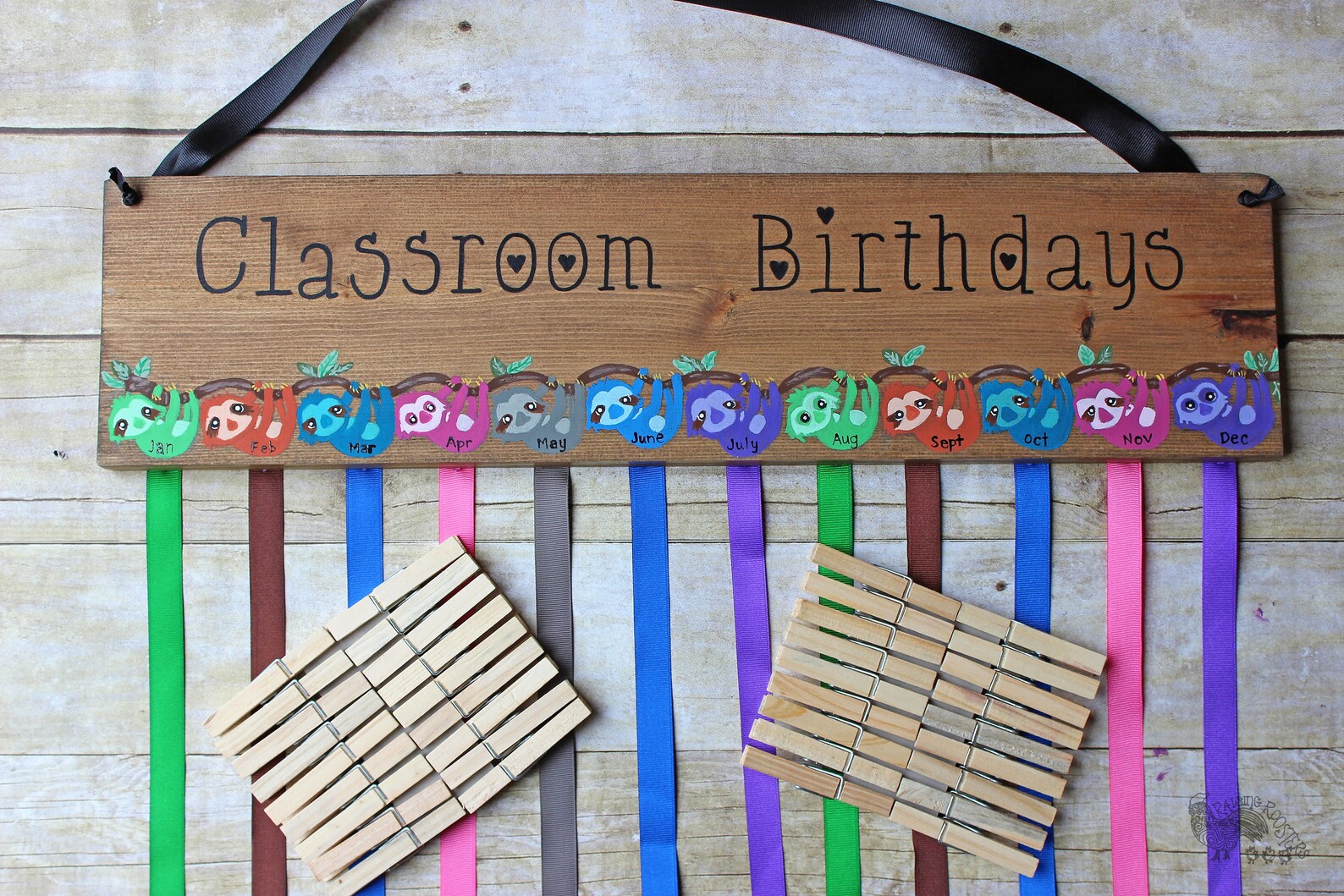 Classroom Birthday Calendar Birthday Chart Teacher Gift - Etsy