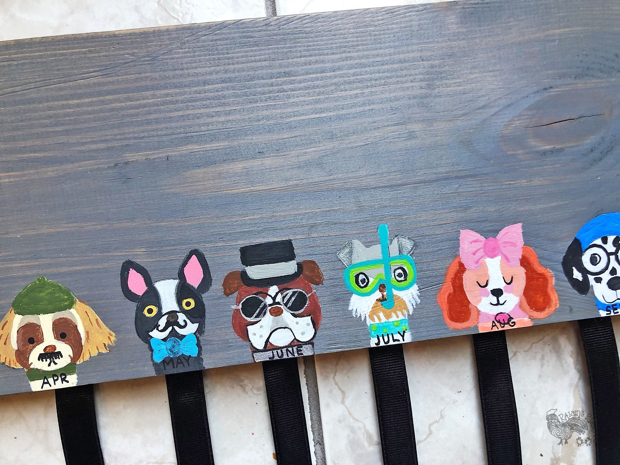 Classroom Birthday Calendar- Birthday Chart- Teacher Gift- Dog Sign ...