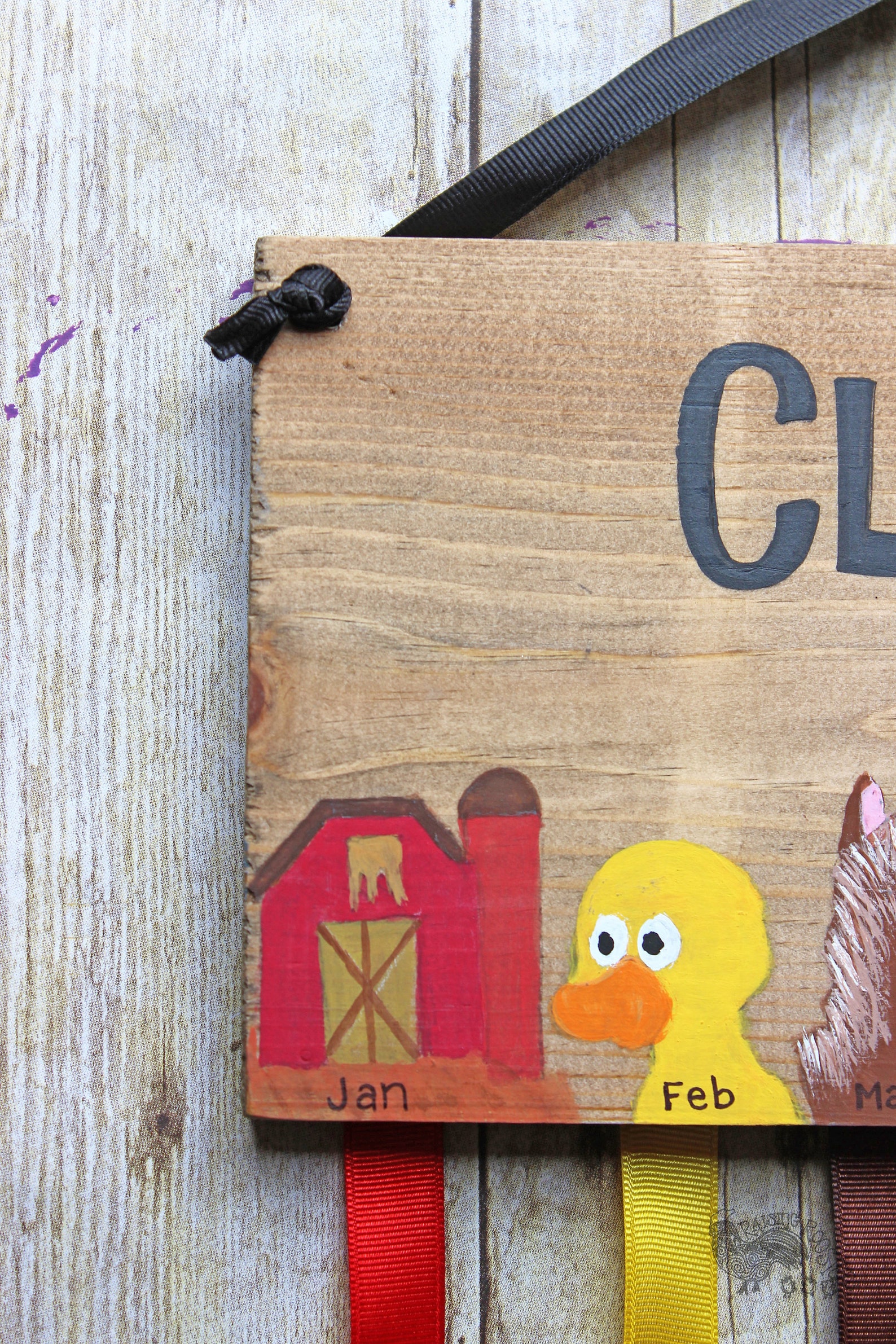 Birthday Calendar- Birthday Chart- Farm Animals- Classroom Decor- Great ...