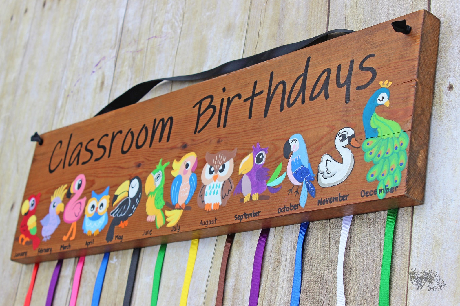 Classroom Birthday Calendar Birthday Chart Calendar | Etsy