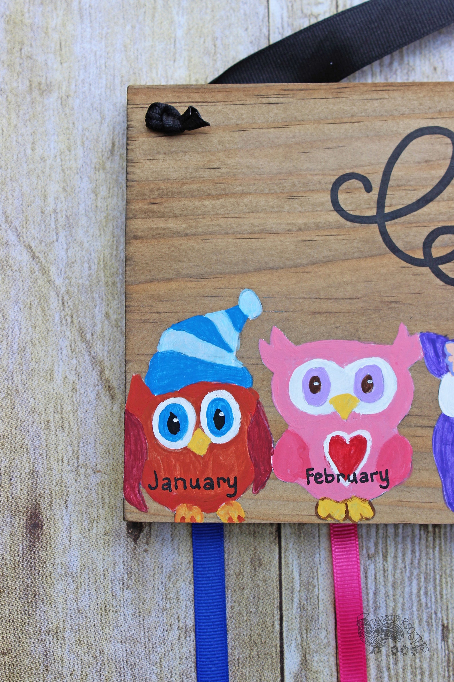 Birthday Calendar Birthday Chart Owls Classroom Decor Teacher Gift ...