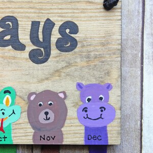 Birthday Calendar- Birthday Chart Zoo Animals- Classroom Decor- Teacher ...