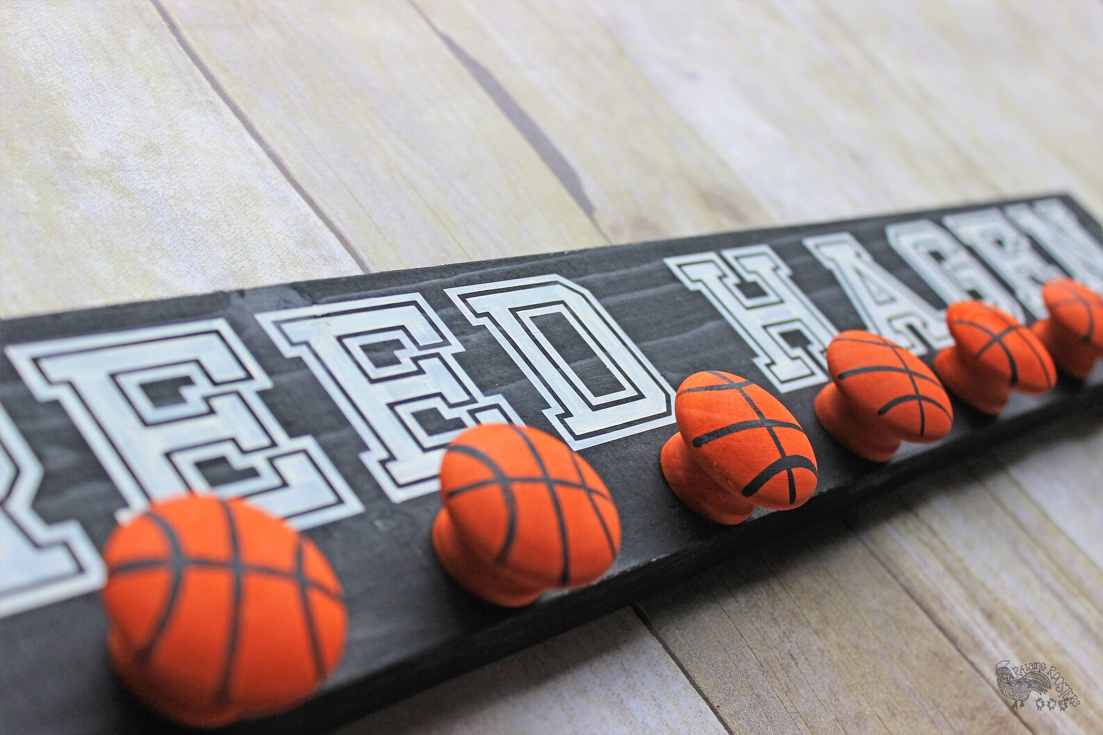 Custom Hand-painted Basketball Sign: Boy/girl Room Decor, Backpack ...
