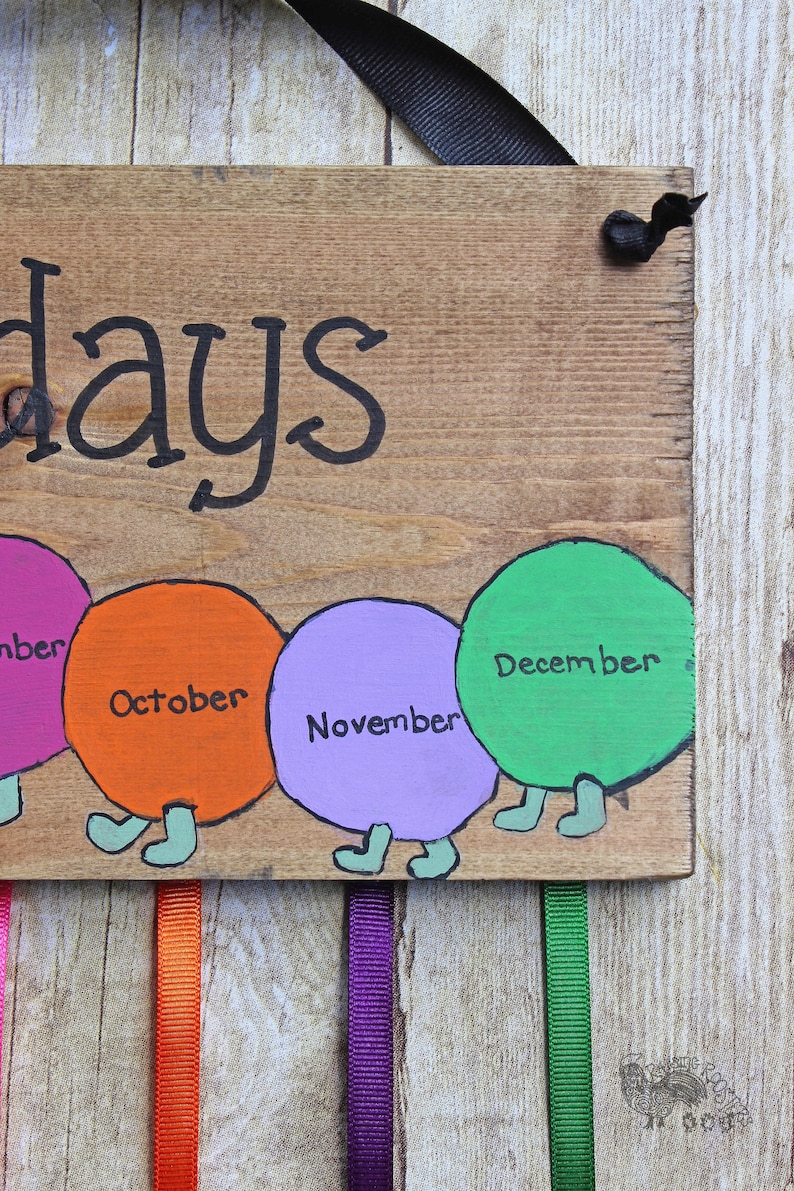 Classroom Birthday Calendar- Caterpillar Birthday Chart- Teacher Gift ...