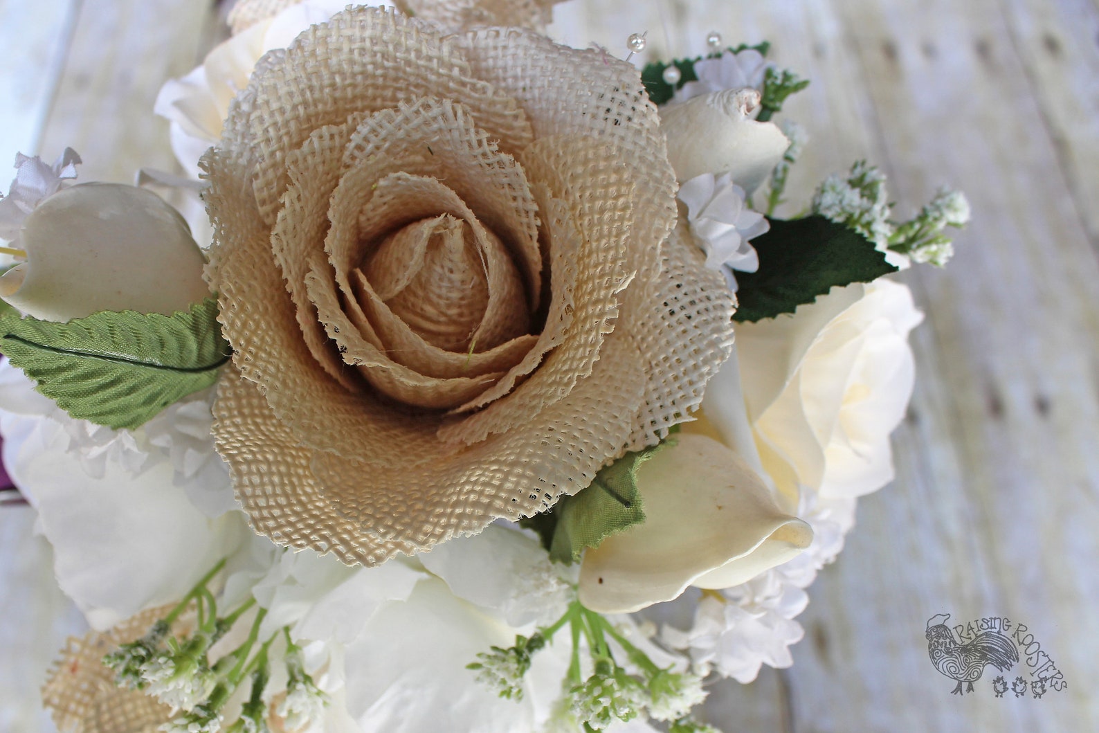 Single Shell Flower Shell Bouquet Flower Girl Bouquet | Etsy