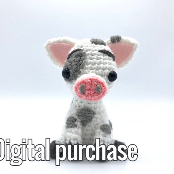 Crochet Pig Moana - Etsy