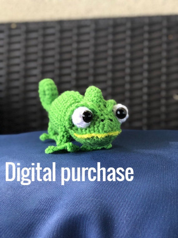 Pascal the Chameleon Crochet Pattern | Etsy