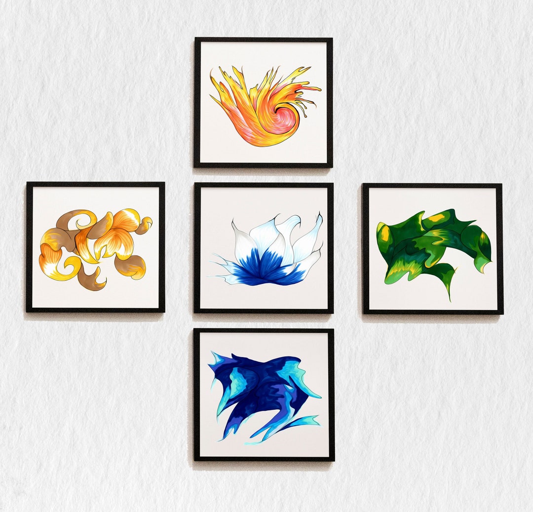 5 X Archangels Collection Energy Imprints,channelled Energy Form ...