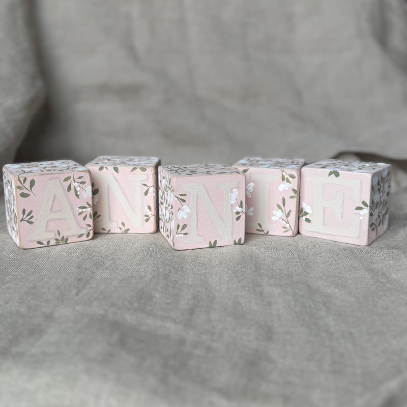 Baby Name Blocks - Etsy