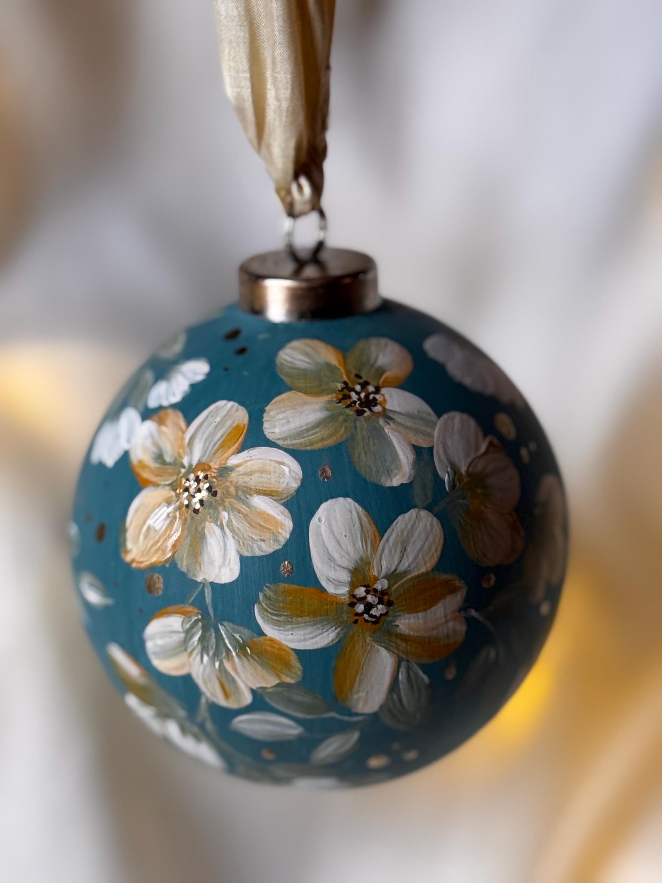 Hand Painted Christmas Ornament - Etsy