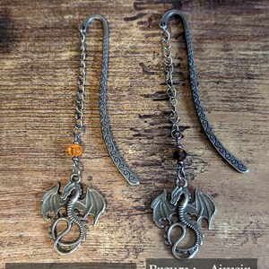 Fourth Wing Iron Flame Dragon Bookmarks, Dragon Colour Bookmarks, Metal ...