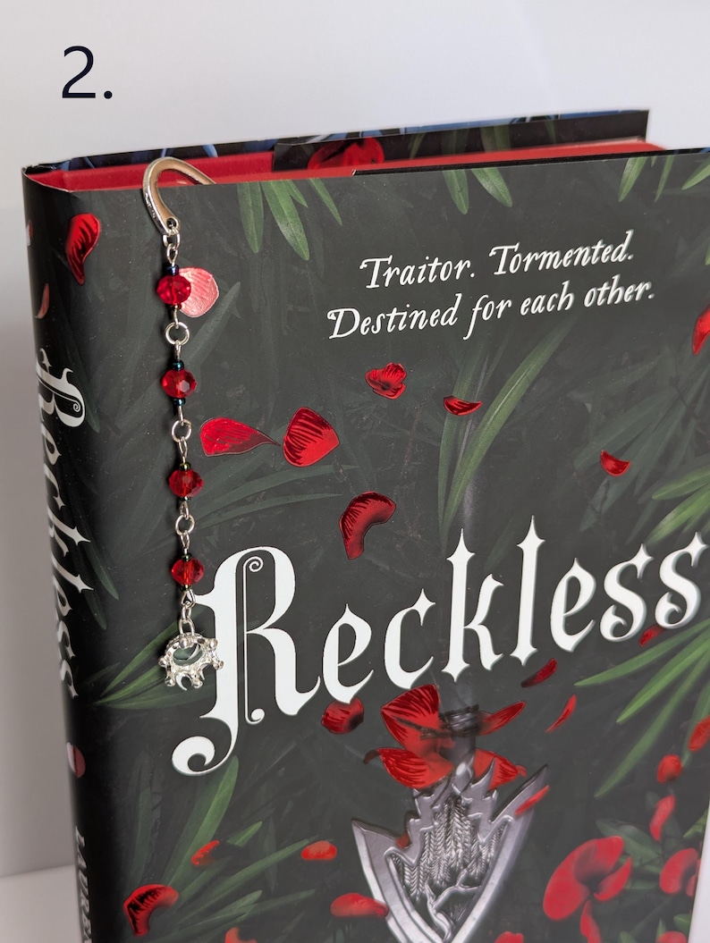 Powerless Series Inspired Bookmark: Metal Charm Fantasy Bookmark - Etsy UK