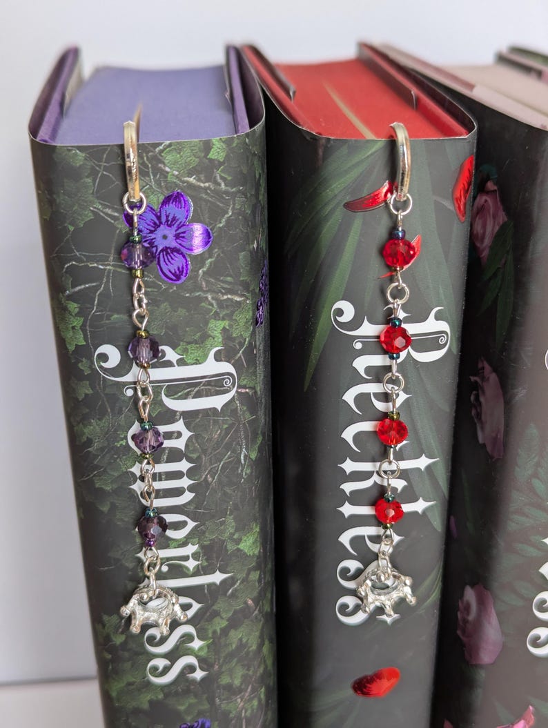 Powerless Series Inspired Bookmark: Metal Charm Fantasy Bookmark - Etsy UK