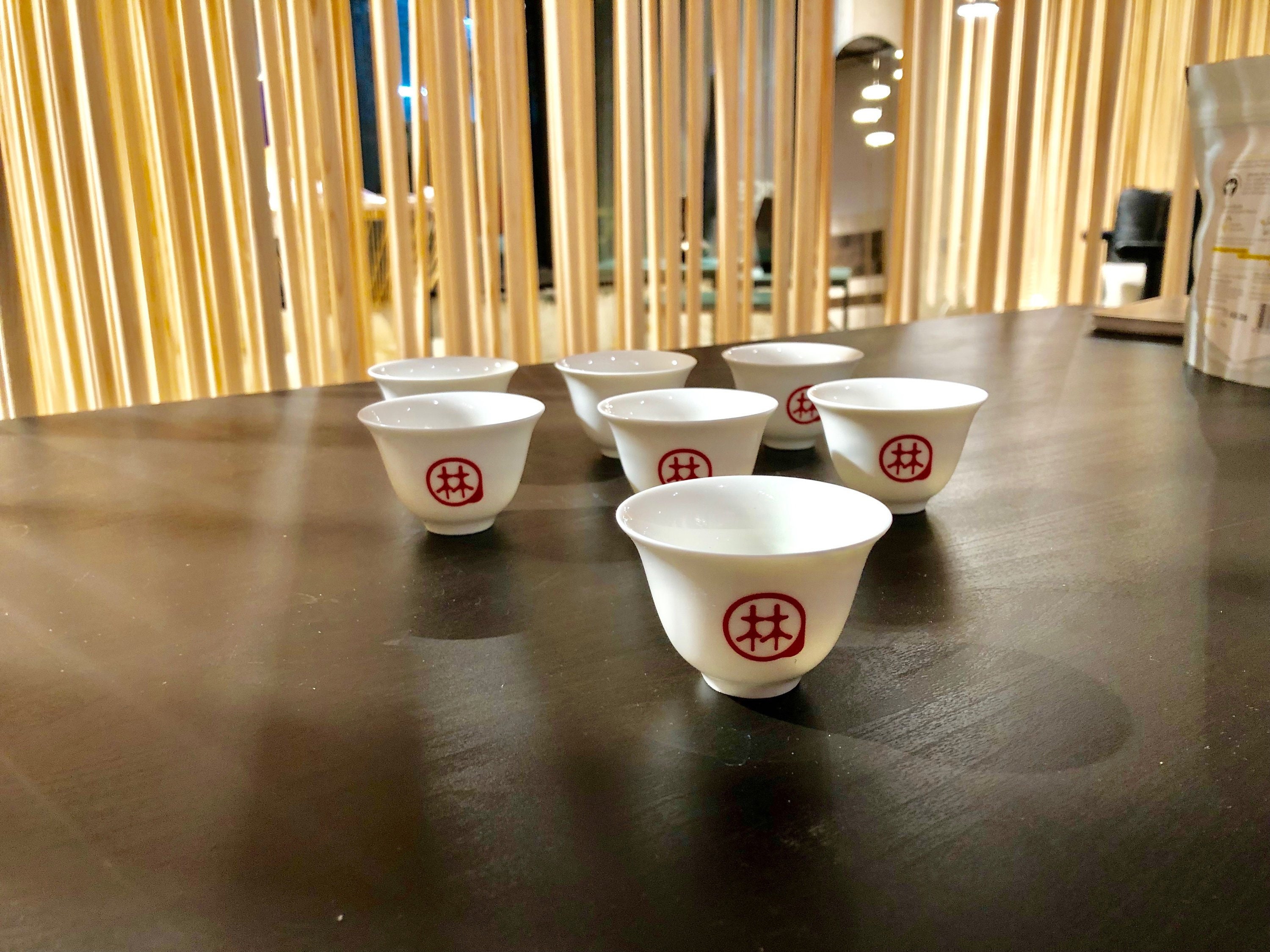 Set of 7 Marulin Gong Fu Cha Mini Tea Cups White Porcelean - Etsy