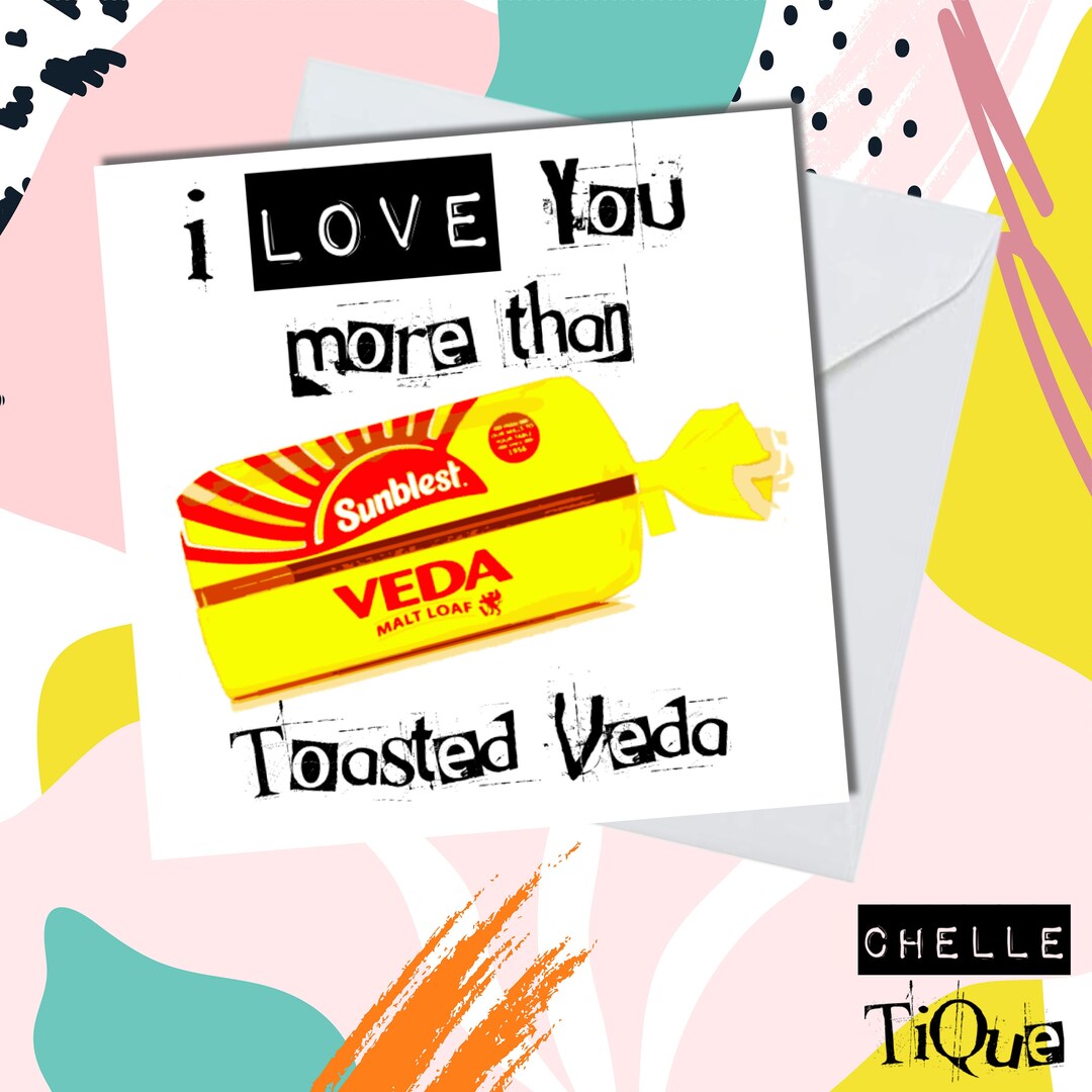 Veda Bread - Love You More Than Card // Northern Irish, Irish ...