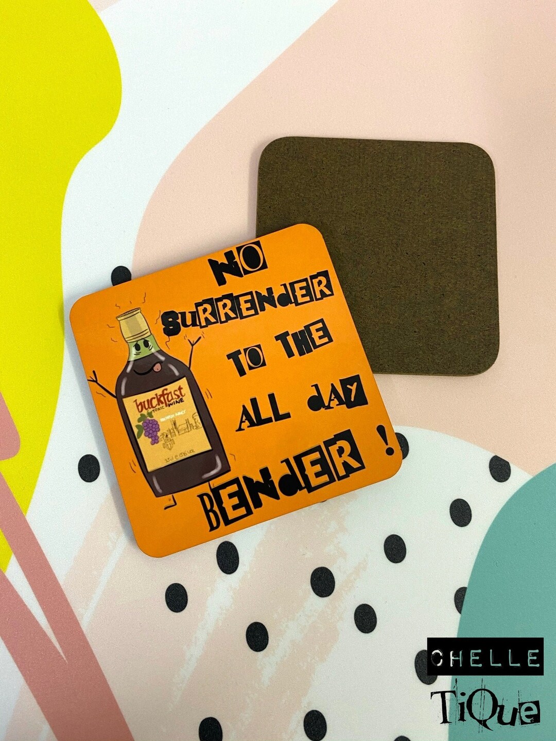 Buckfast " No Surrender" Coaster // Bucky, Buckfast Abbey, Scotland ...