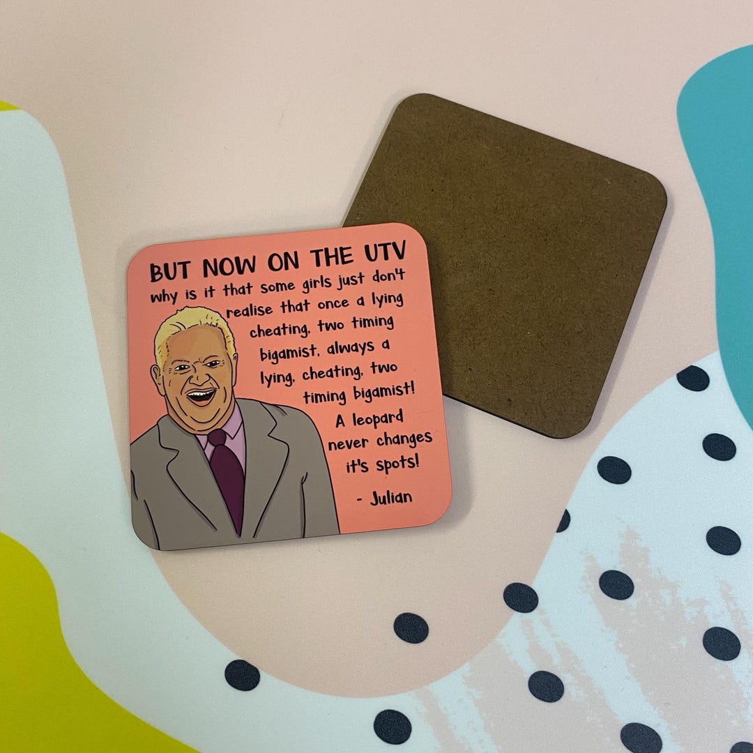 Julian Simmons “and Now on the UTV” Coaster // Funny Northern Ireland ...