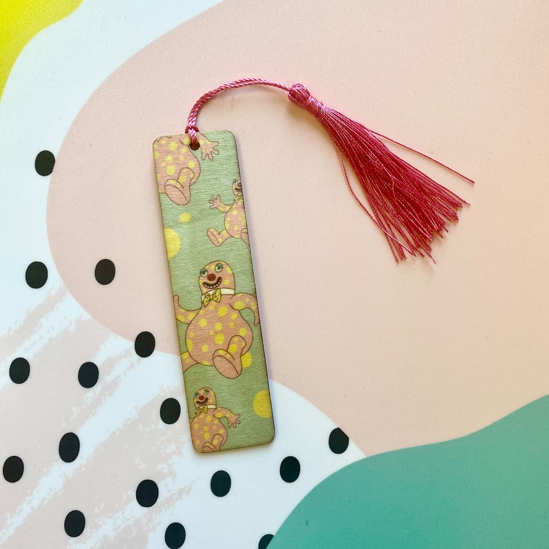 Mr Blobby Bookmark // 90s Nostalgia, 90s Kids TV, Funny Gift, Bookworm ...