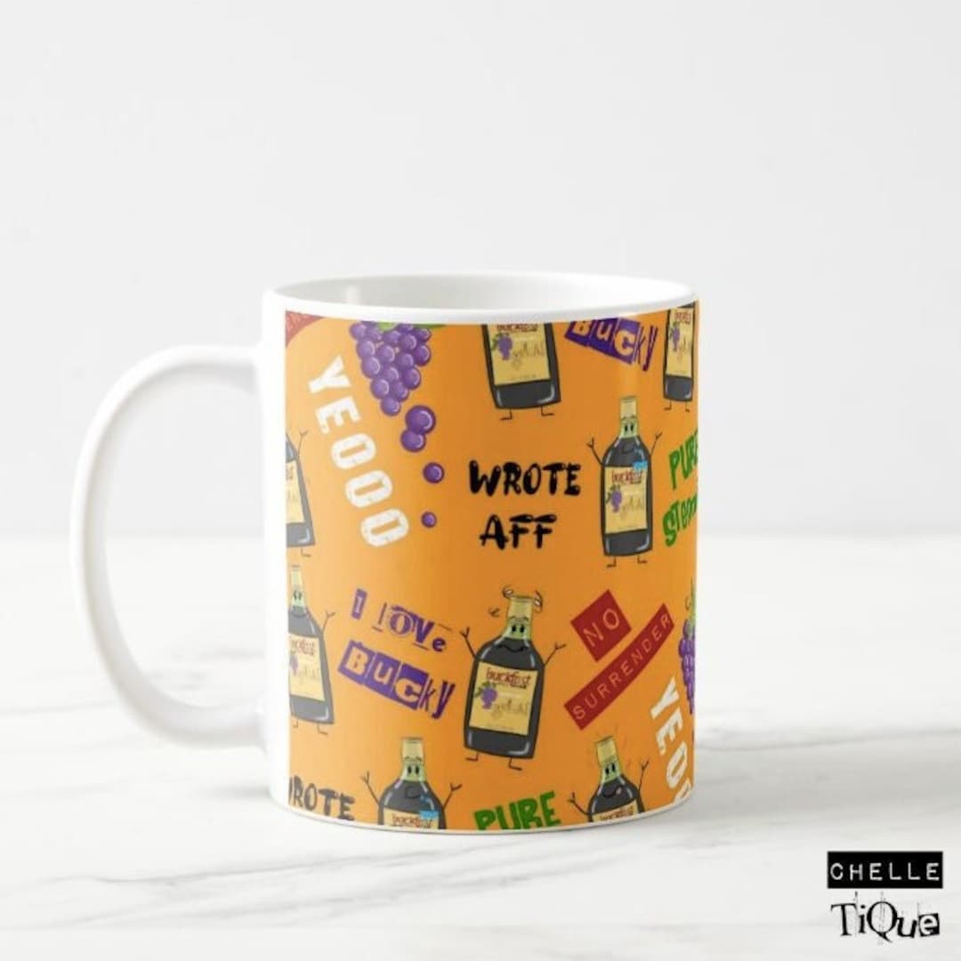 Buckfast Slang Mug // Bucky, Buckfast Abbey Devon, Tonic Wine, Northern ...